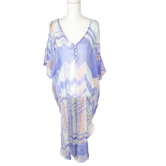Lush | Swim | Lush Swim Coverup Women Small Medium Purple Mumu Sheer ...